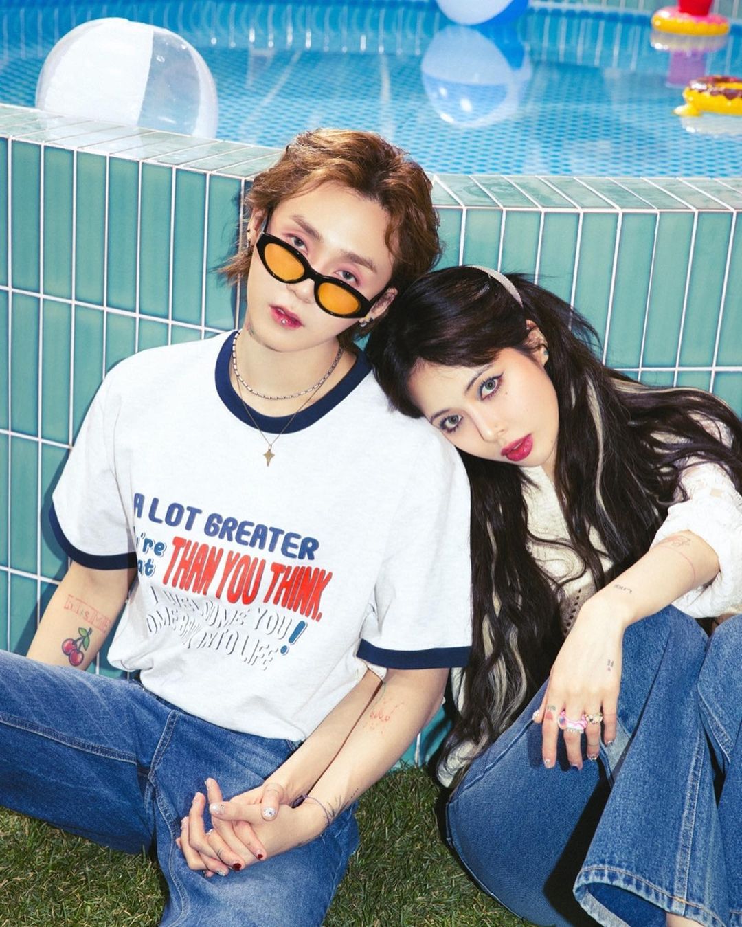 HYUNA & DAWN : Un photoshoot estival – KSTATION TV