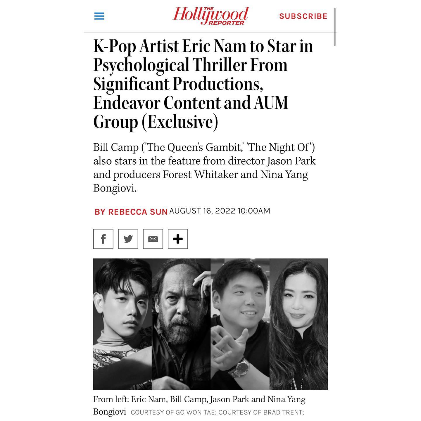 ERIC NAM: First steps as an actor in the USA – KSTATION TV