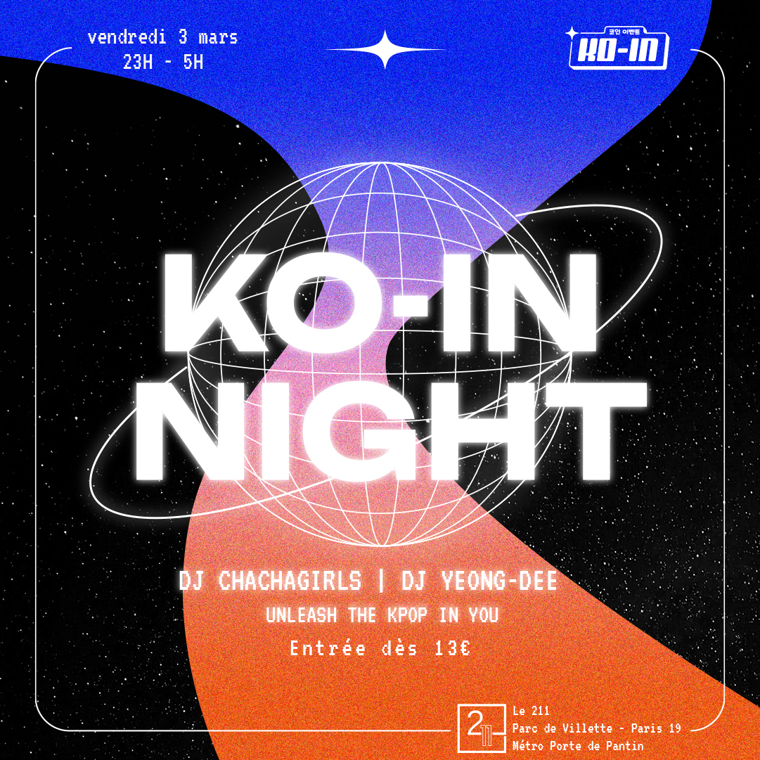 Affiche Ko-in Night by K-FEST FRANCE – KSTATION TV