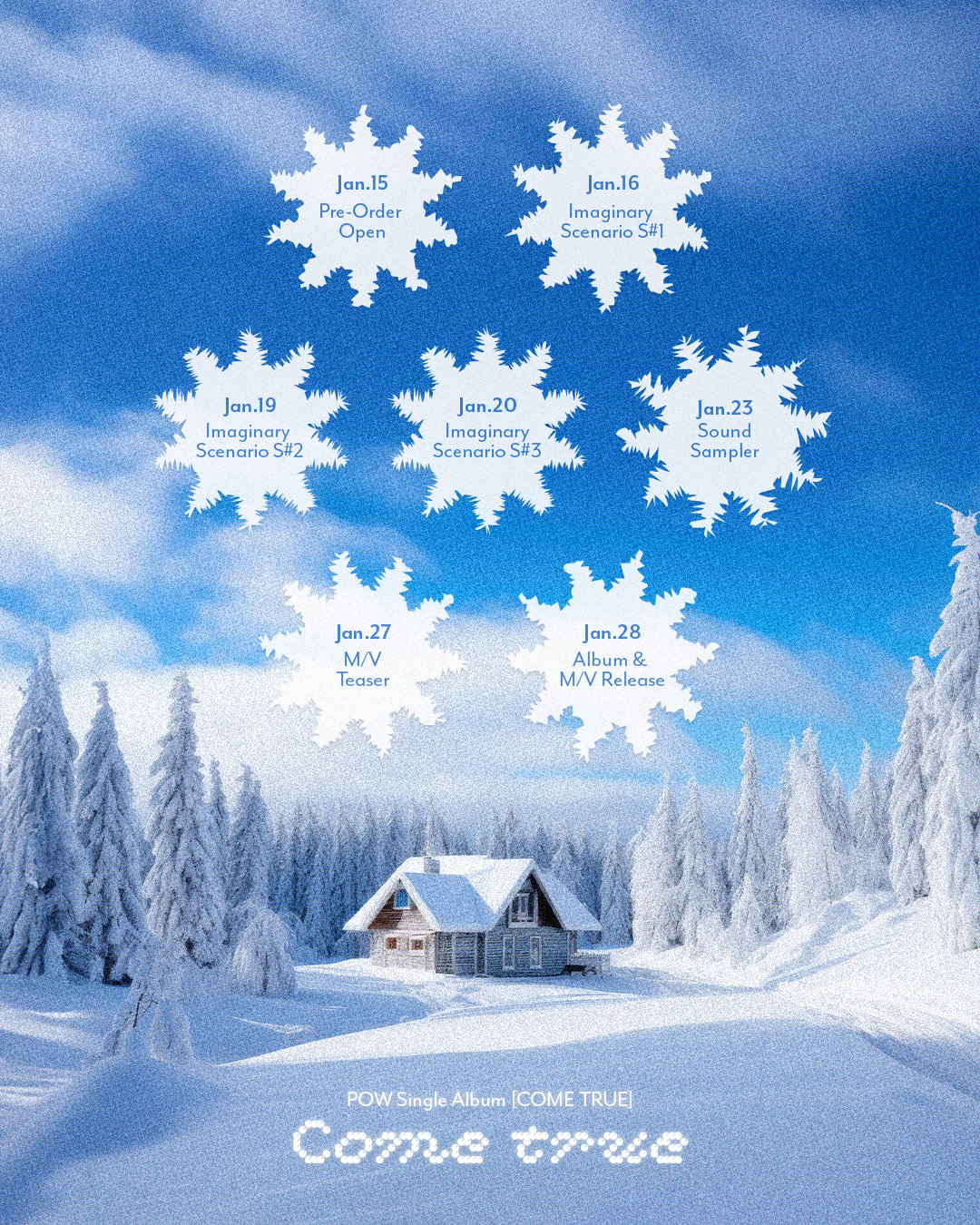 POW : An enchanted winter with the calendar of “COME TRUE” – KSTATION TV